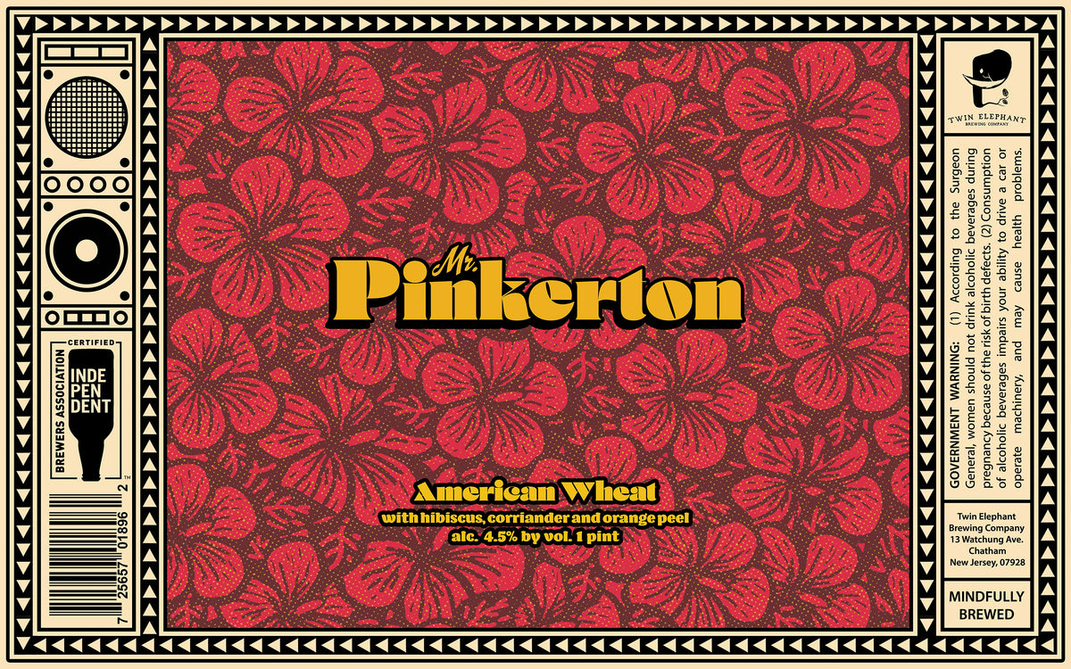 Mr. Pinkerton - Four Pack – Twin Elephant Brewing Company