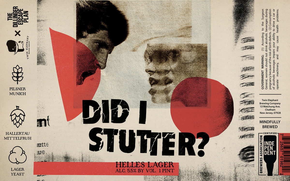 Did I Stutter? - Four Pack – Twin Elephant Brewing Company