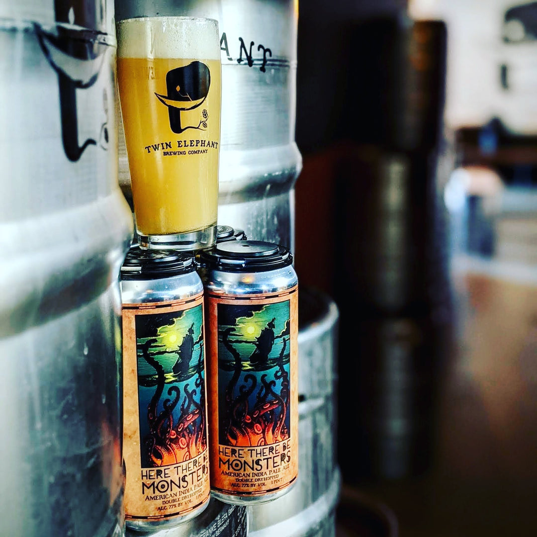 Here There Be Monsters - 1/6 Keg – Twin Elephant Brewing Company
