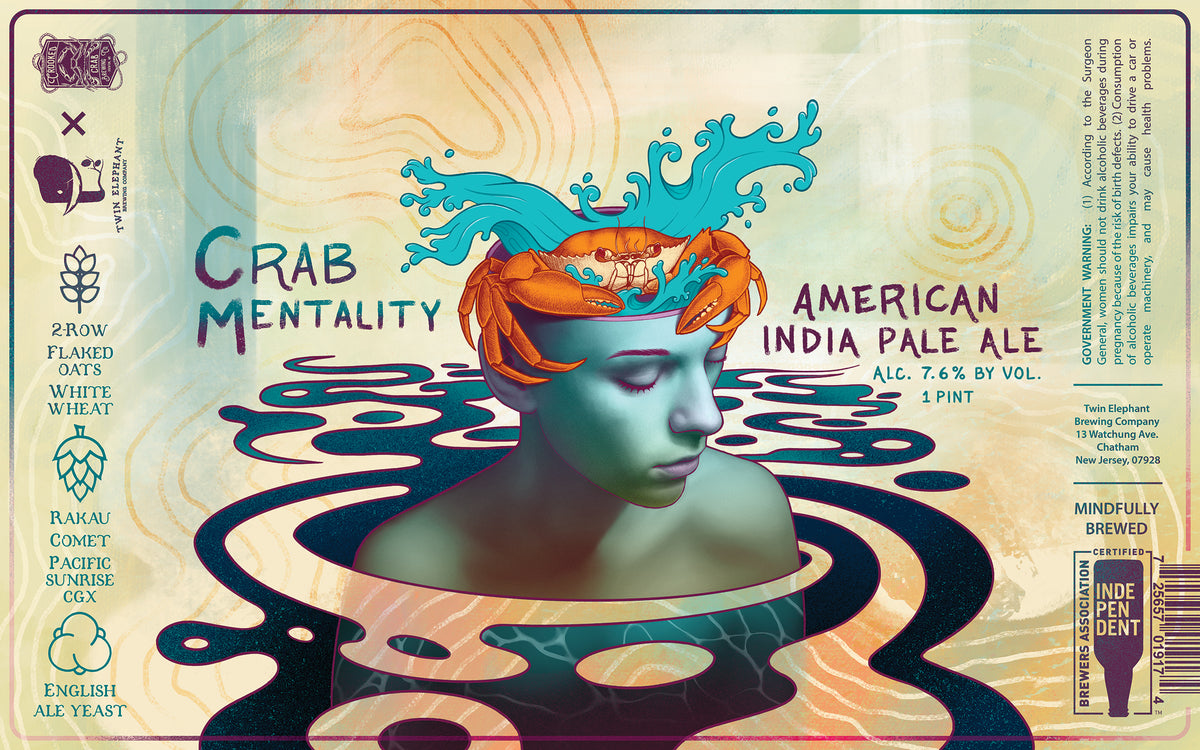 Crab Mentality - Four Pack – Twin Elephant Brewing Company