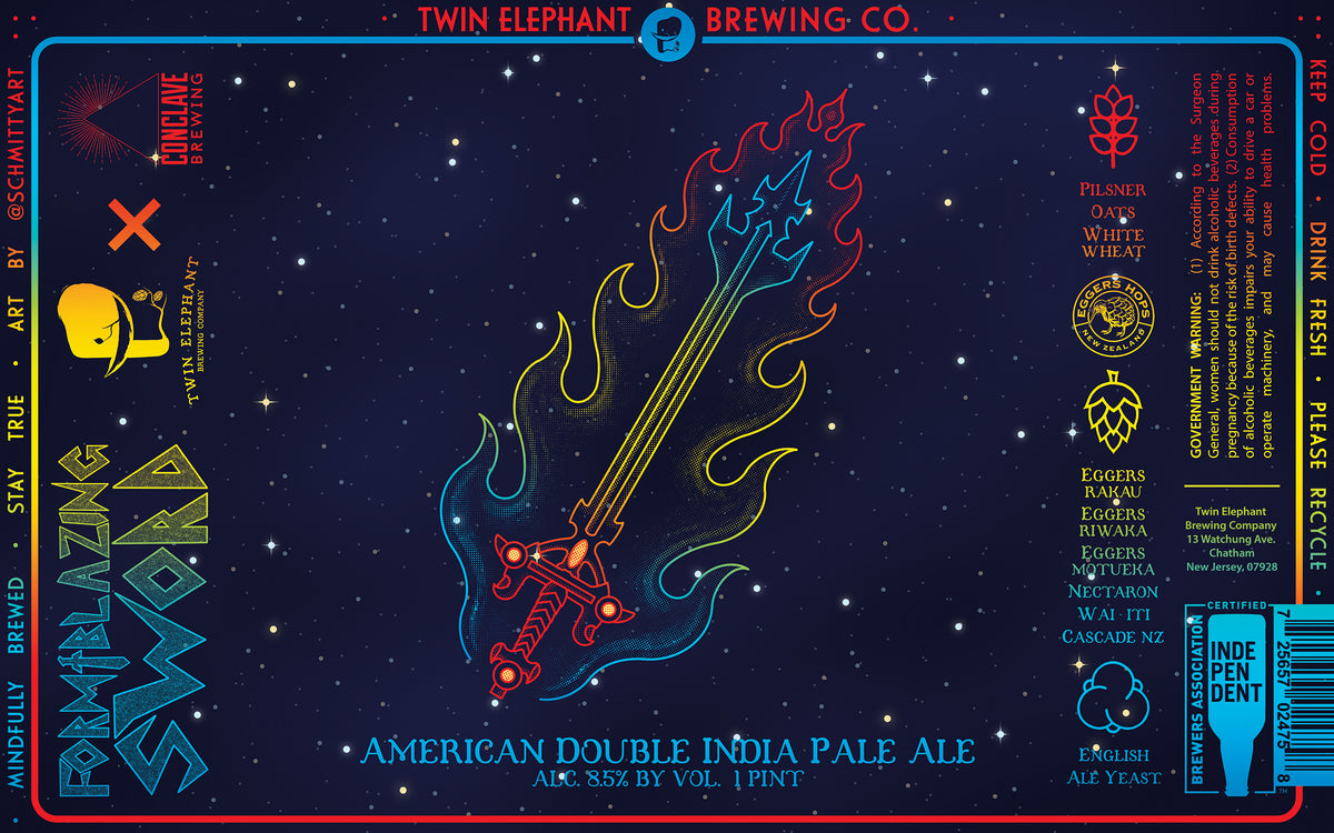 Form Blazing Sword - Four Pack – Twin Elephant Brewing Company