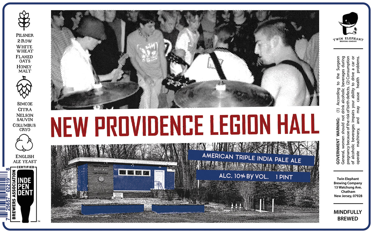 New Providence Legion Hall - Four Pack – Twin Elephant Brewing Company
