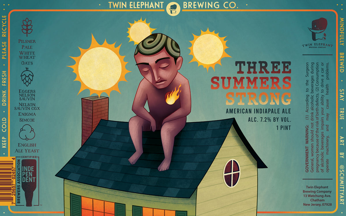 Three Summers Strong - Four Pack – Twin Elephant Brewing Company