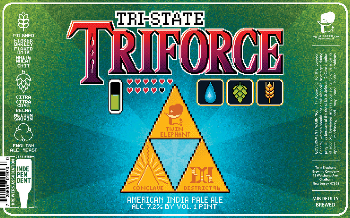 Tri-State Triforce - Four Pack – Twin Elephant Brewing Company