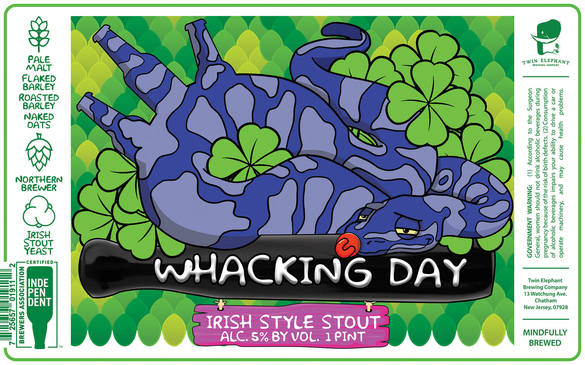 Whacking Day - Four Pack – Twin Elephant Brewing Company