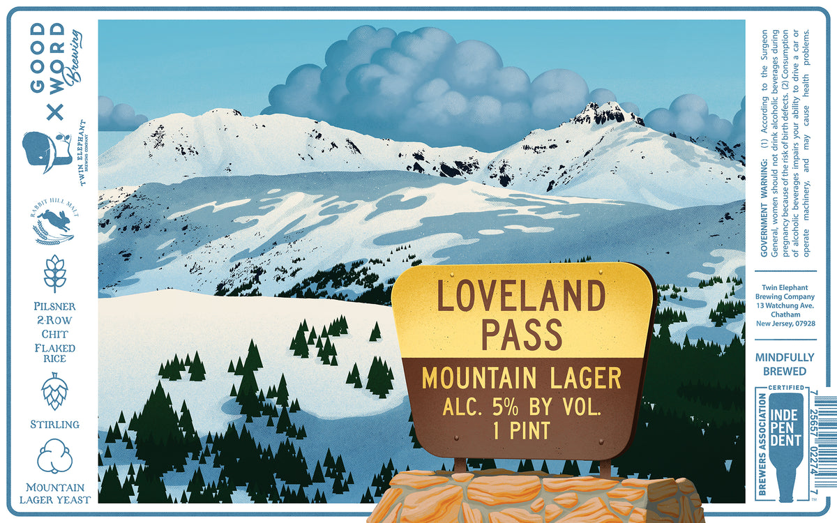 Loveland Pass - Four Pack – Twin Elephant Brewing Company