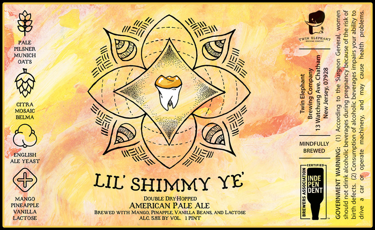 Lil' Shimmy Ye': Mango, Pineapple & Vanilla Bean - Four Pack – Twin ...