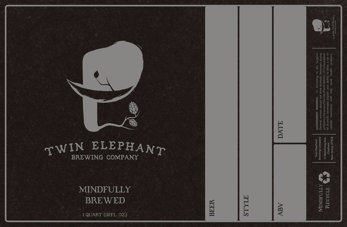 Nosh: Citra & Mackinac - 32 oz. Crowler Fill – Twin Elephant Brewing ...